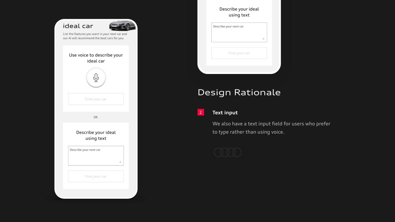 Audi Website UX/UI Design - Putuma Flash Konqana